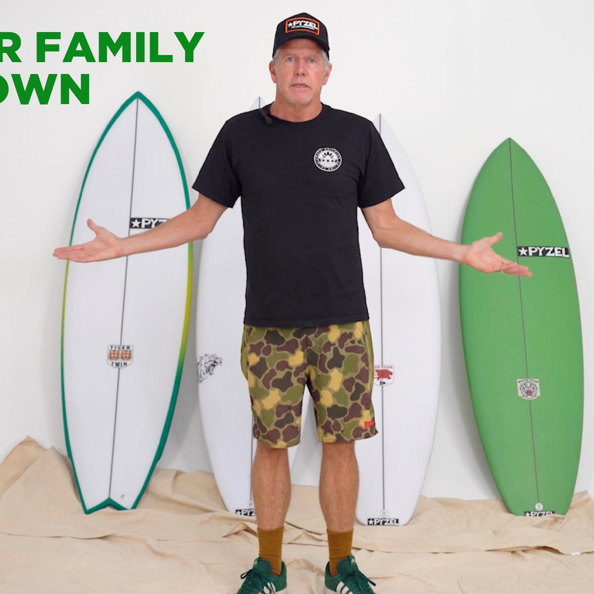 The Tiger Family Breakdown by Jon Pyzel | Pyzel Surfboards