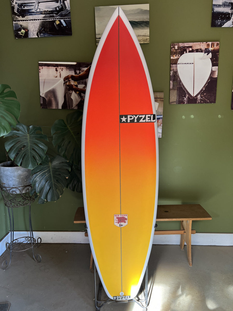 Red Tiger | 5'10" x 19 1/4" x 2 3/8" - 28.70L | Futures x 3 | PU | New ...