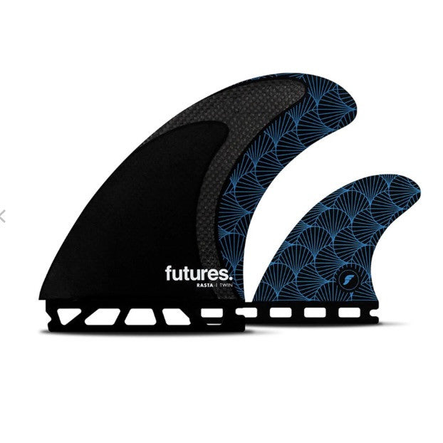Futures Rasta Twin + Trailer Surf Fins | Pyzel Surfboards