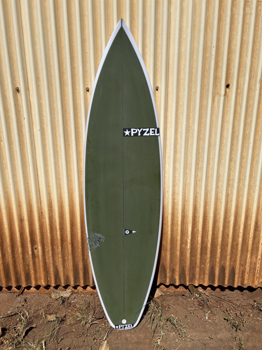 Power Tiger | 5'11" x 19 1/8" x 2 7/16" - 29.20L | Futures x 3 | PU ...