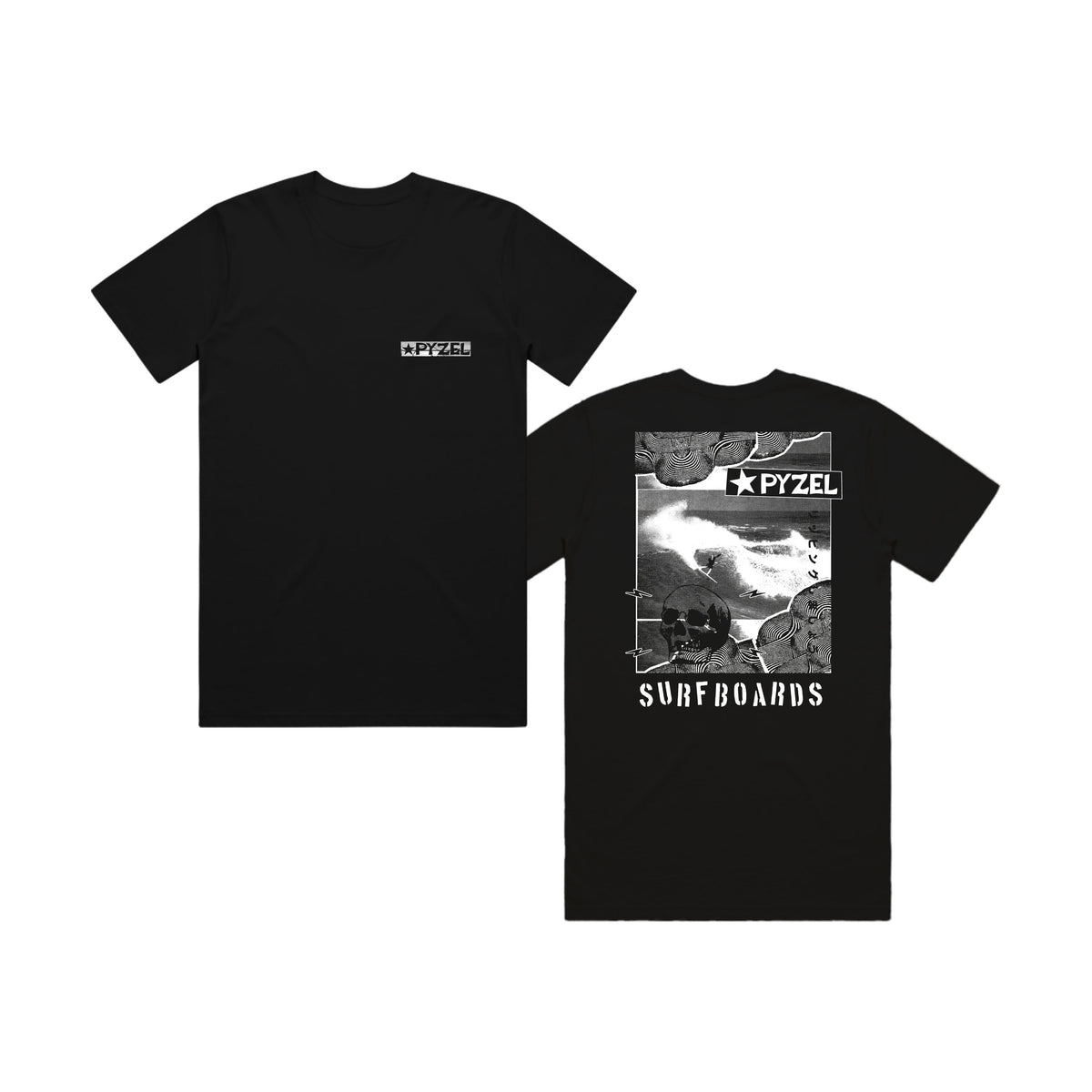 Pyzel Collage Tee – Pyzel Surfboards